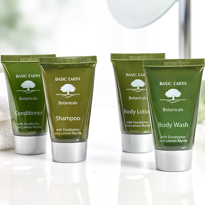 Basic Earth Botanicals | Bulk Hotel Toiletries | Out of Eden