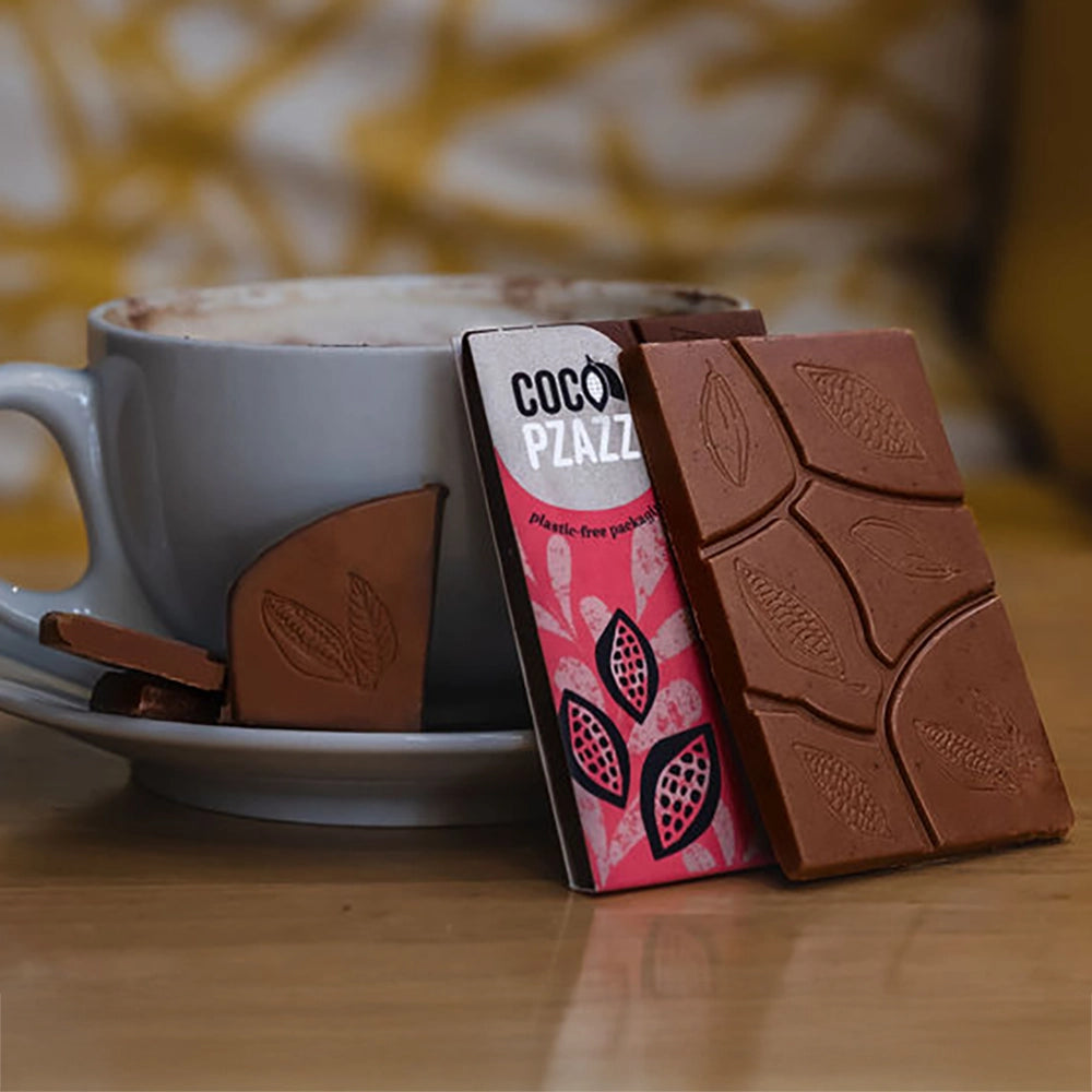 Coco Pzazz Milk Chocolate Bar - Pack of 30 | Out of Eden