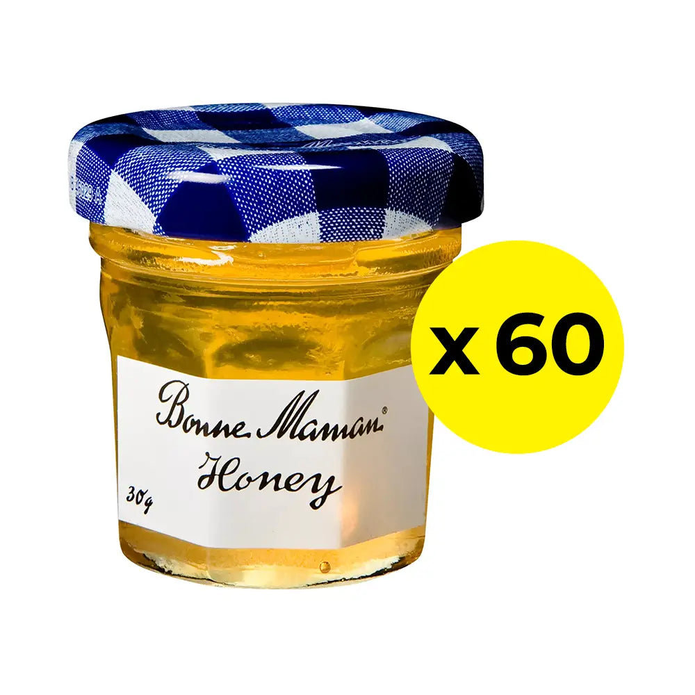 Bonne Maman Honey 30g Glass Jar - Pack of 60 – Out of Eden
