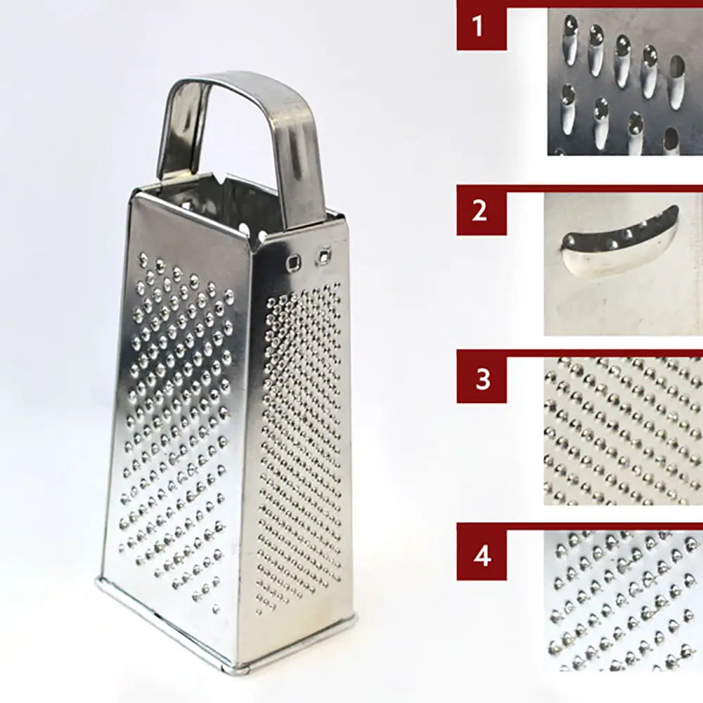 Stainless Steel 4-Sided Box Grater | Utensils | Out of Eden